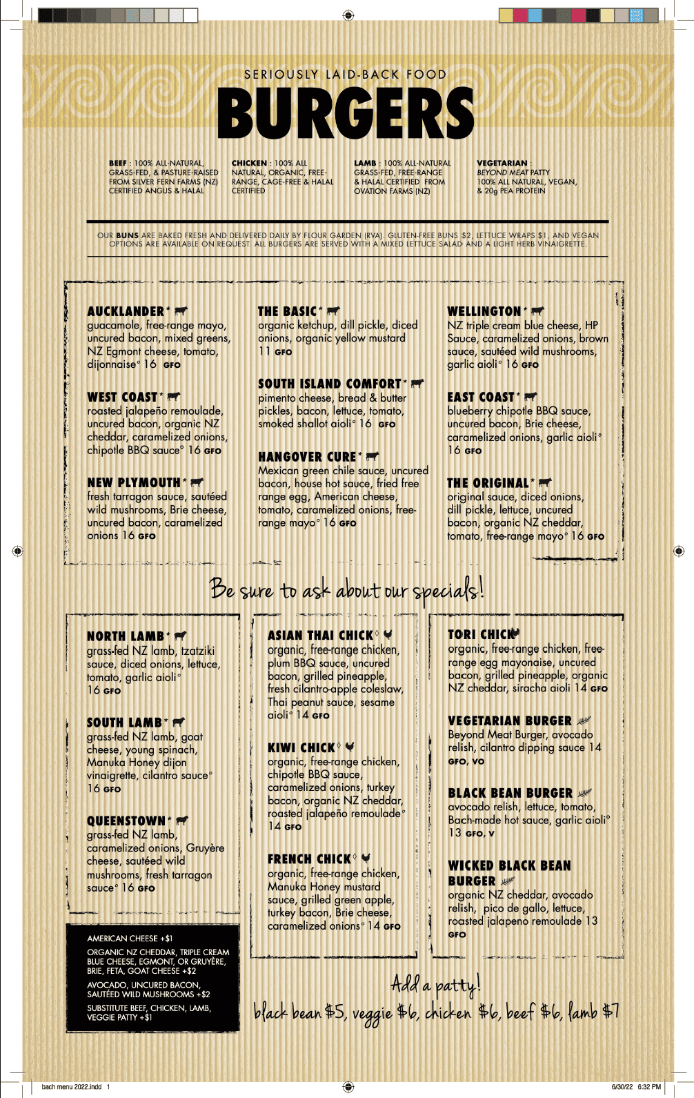 Burger Bach – A New Zealand Inspired Gastro Pub