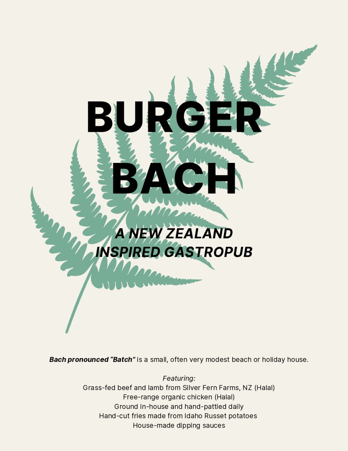 Our Menu – Burger Bach