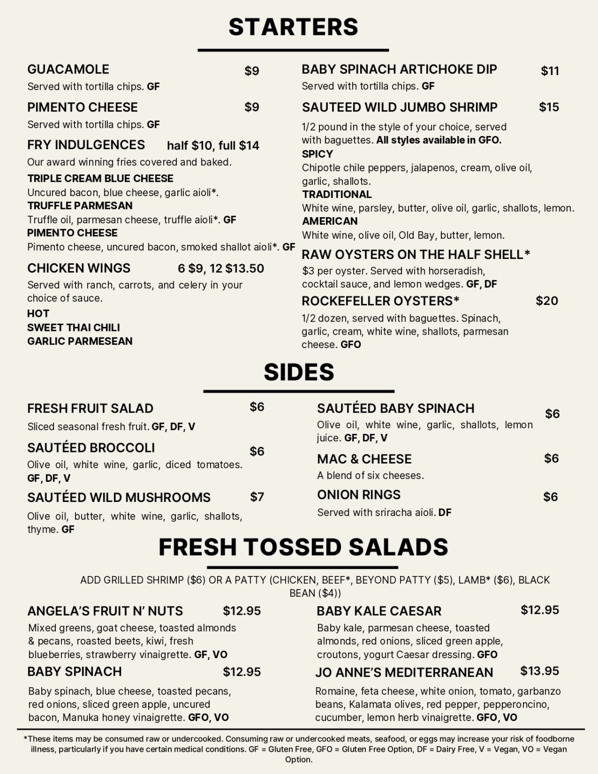 Our Menu – Burger Bach